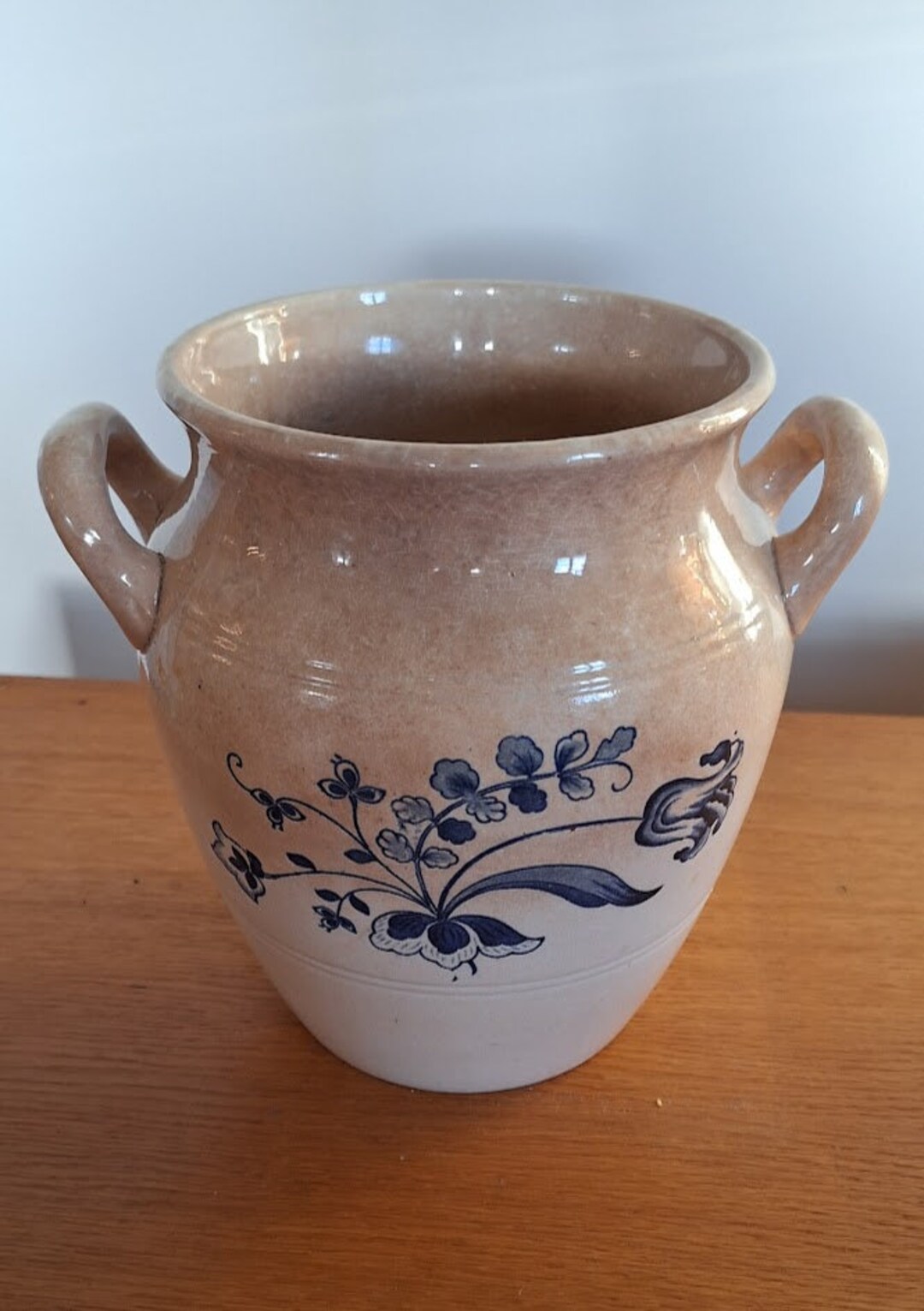 Big Antic Swedish Stoneware Pottery Crock Vessel Jar, Gustavsberg ...