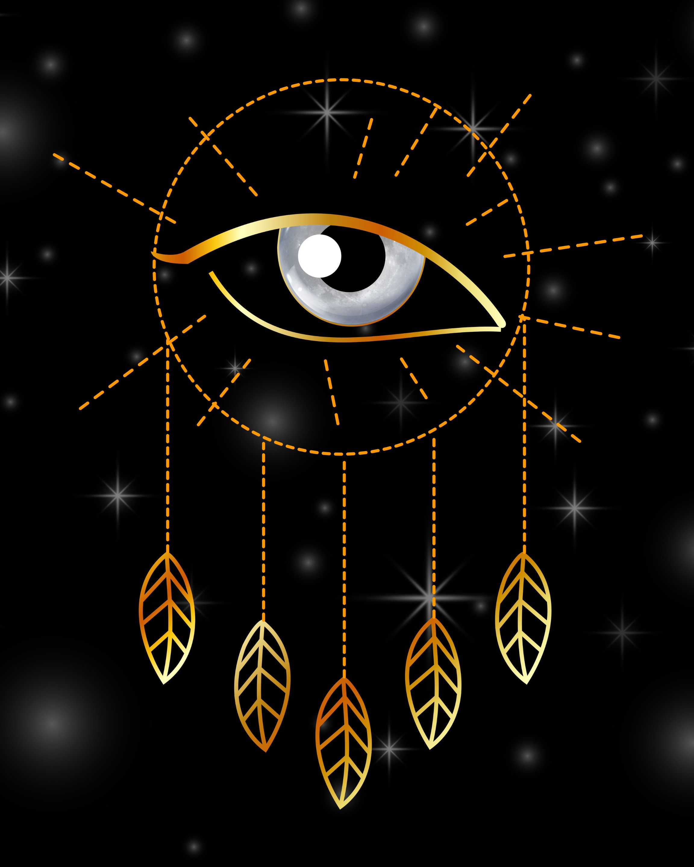 Evil Eye Protection Dream Catcher PNG PDF Digital Art - Etsy UK