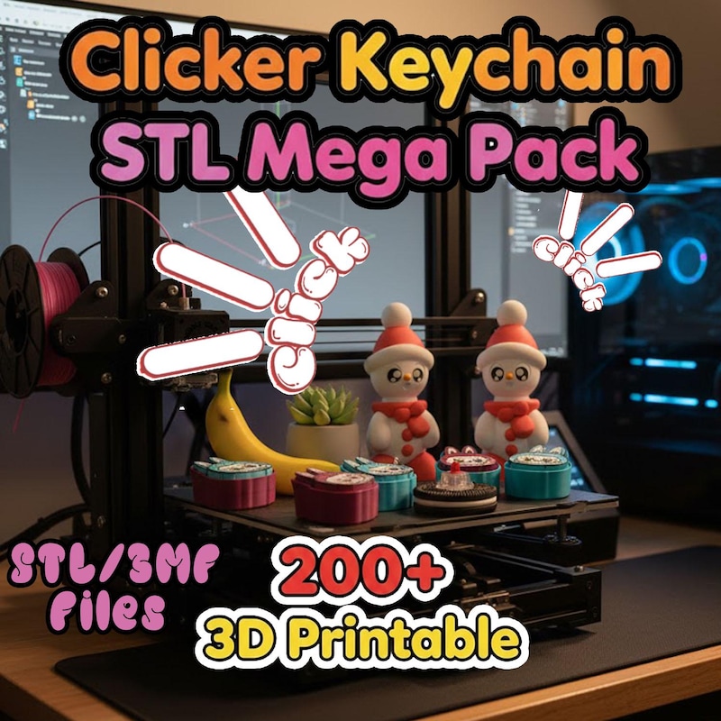 Fidget Clicker 3d Files - Etsy