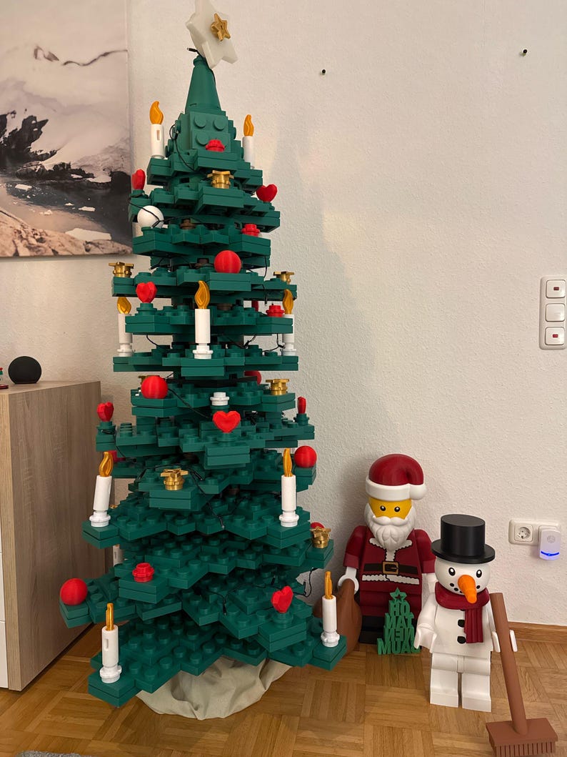 Giant Christmas Tree STL – Mega 3D Print Holiday Tree – Large Modular ...