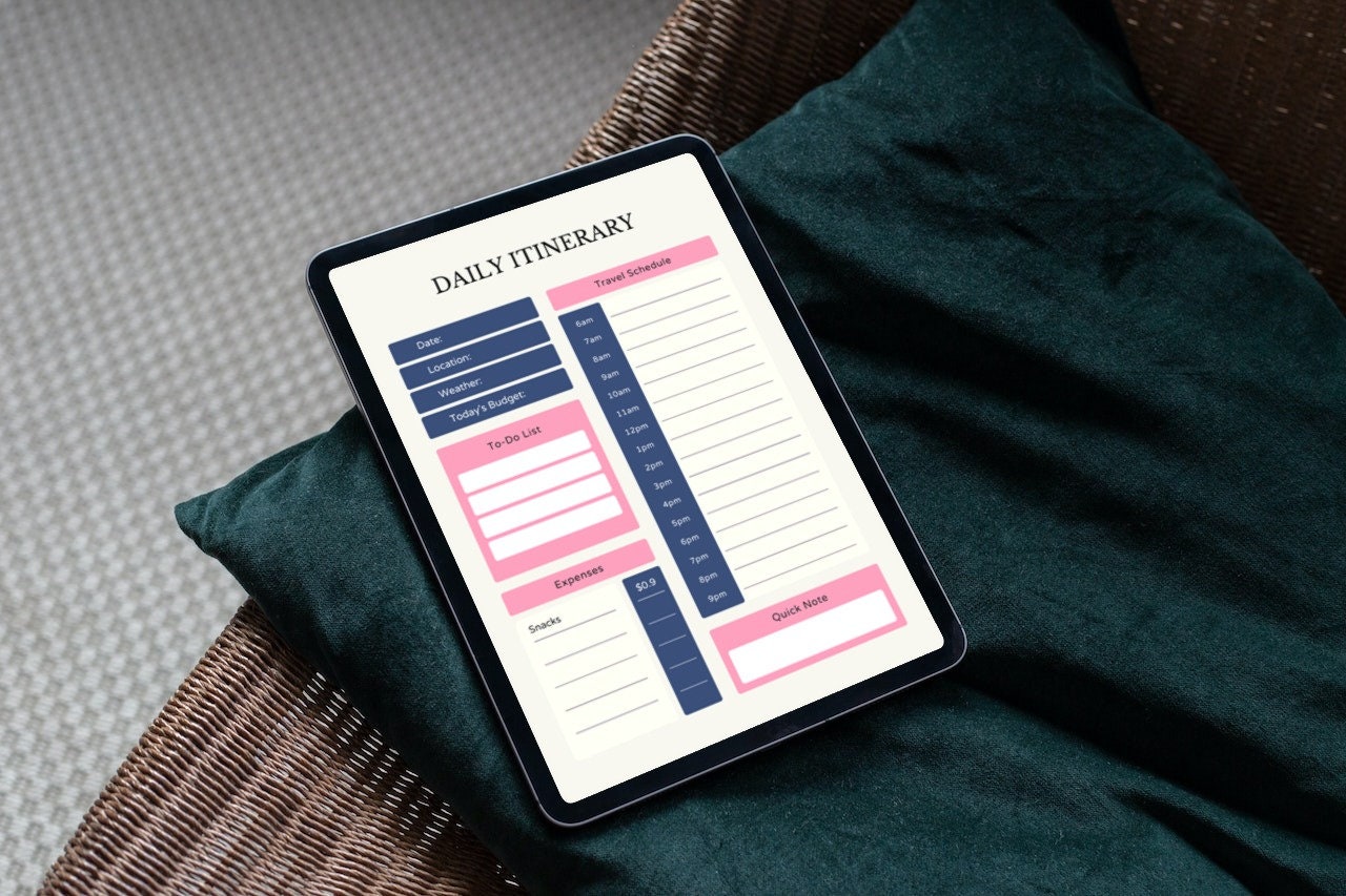 Travel Planner, Printable, Instant Download, A4, A5, US Letter - Etsy