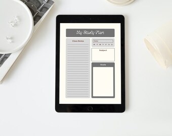 NCLEX Study Plan you Fill It Out Goodnotes Notability - Etsy