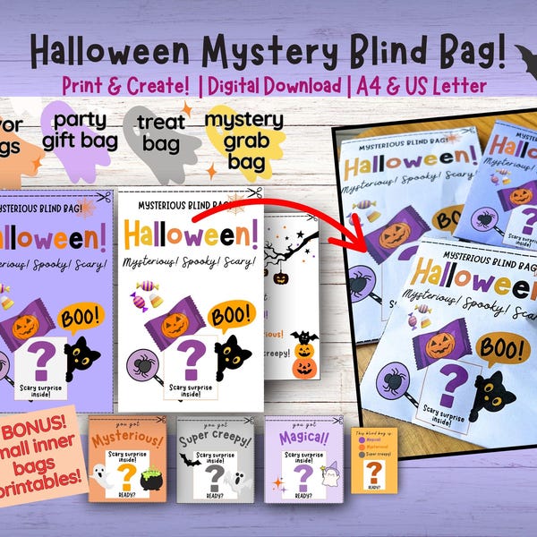 Blind Bag Printables - Etsy