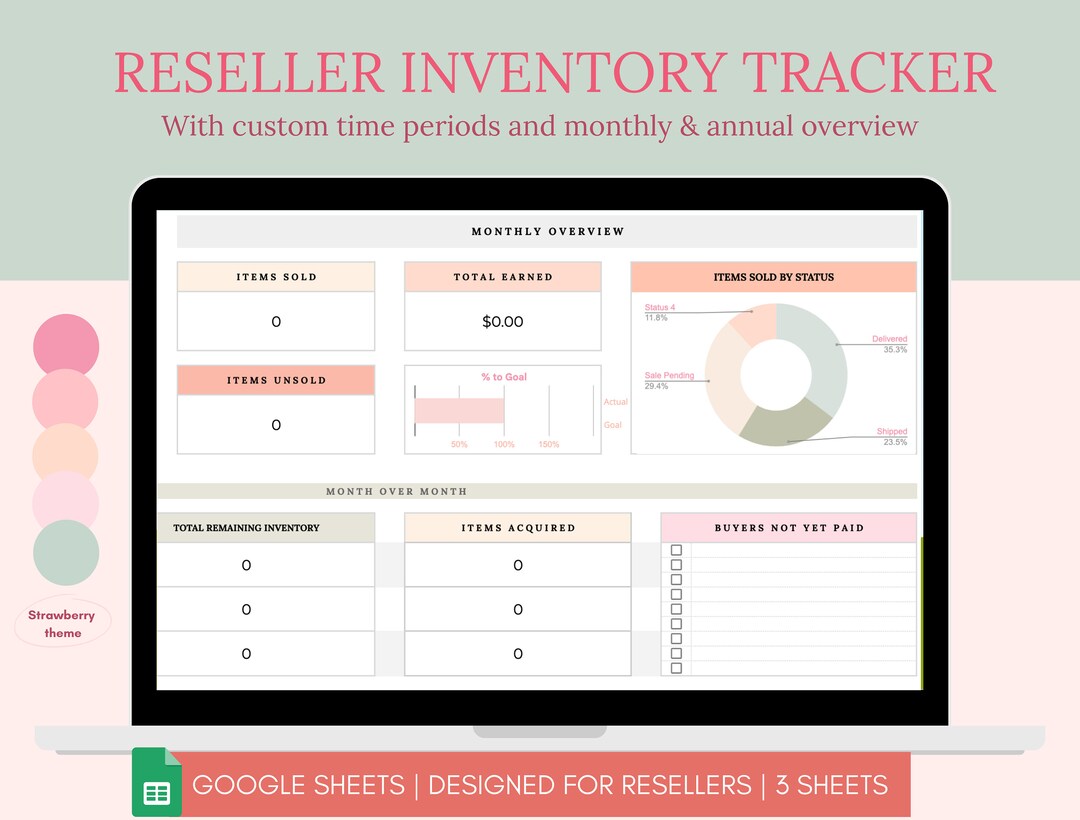 Reseller Inventory Tracker Spreadsheet, Inventory Tracker Google Sheets ...