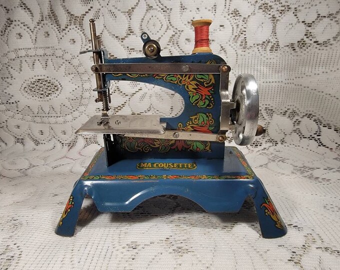 1930's French Ma Cousette Toy Sewing Machine - Etsy