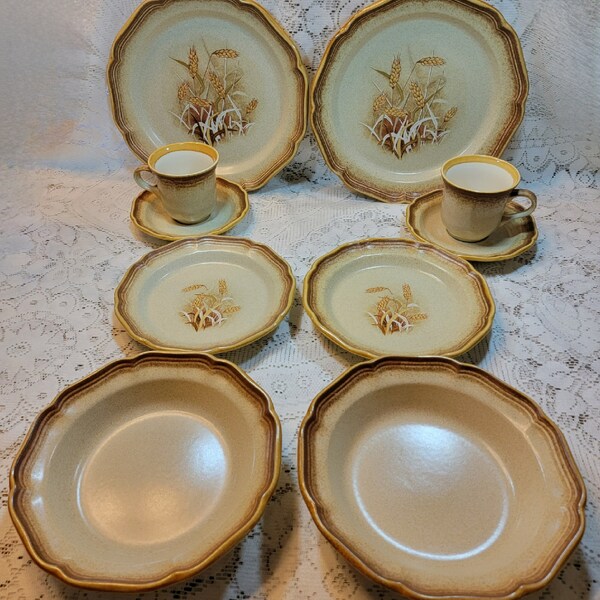 Whole Wheat Mikasa Dinnerware Set - Etsy