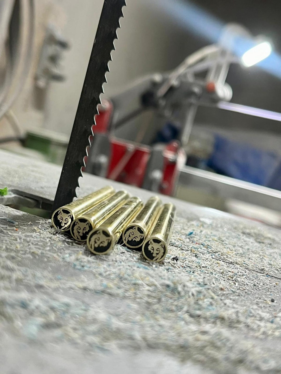 Mosaic Knife Pins Model Wolf - Etsy