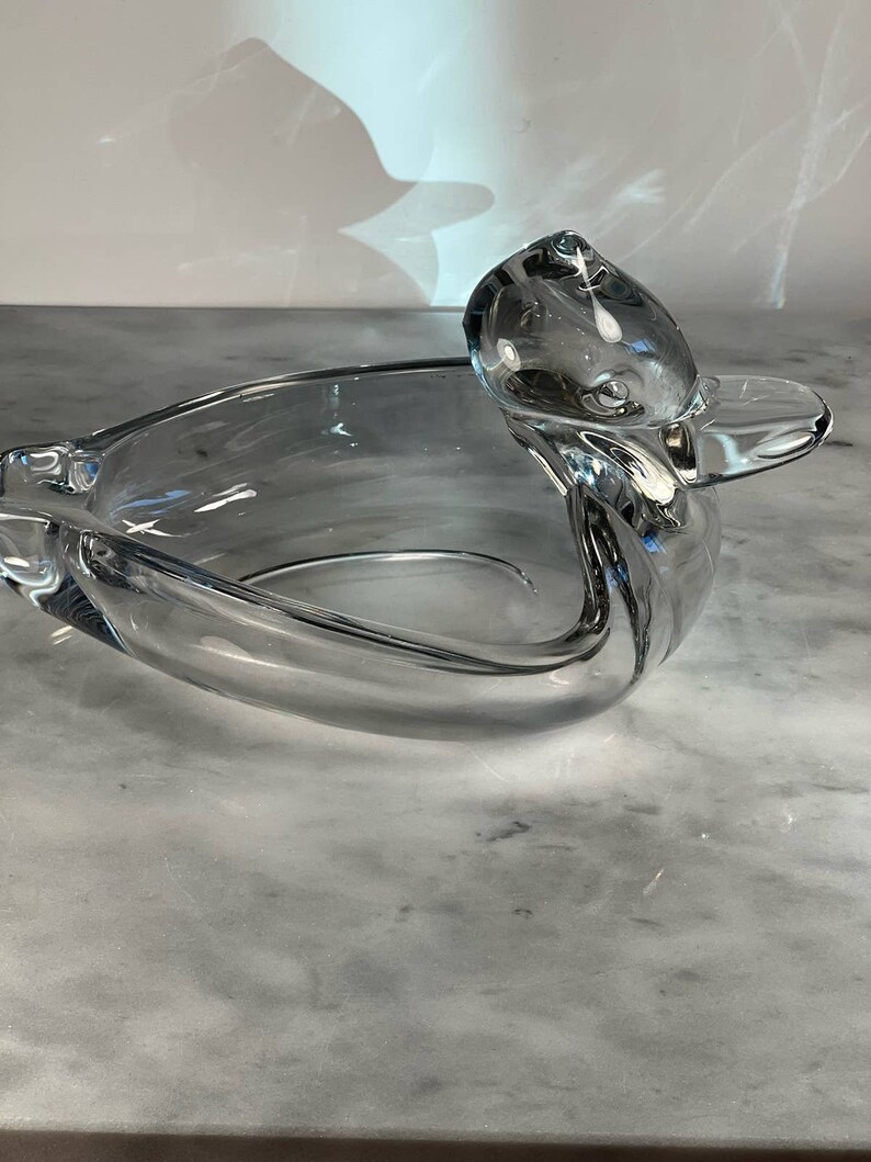 Vintage 1940s Duncan Miller Pall Mall Heavy Glass Duck - Etsy