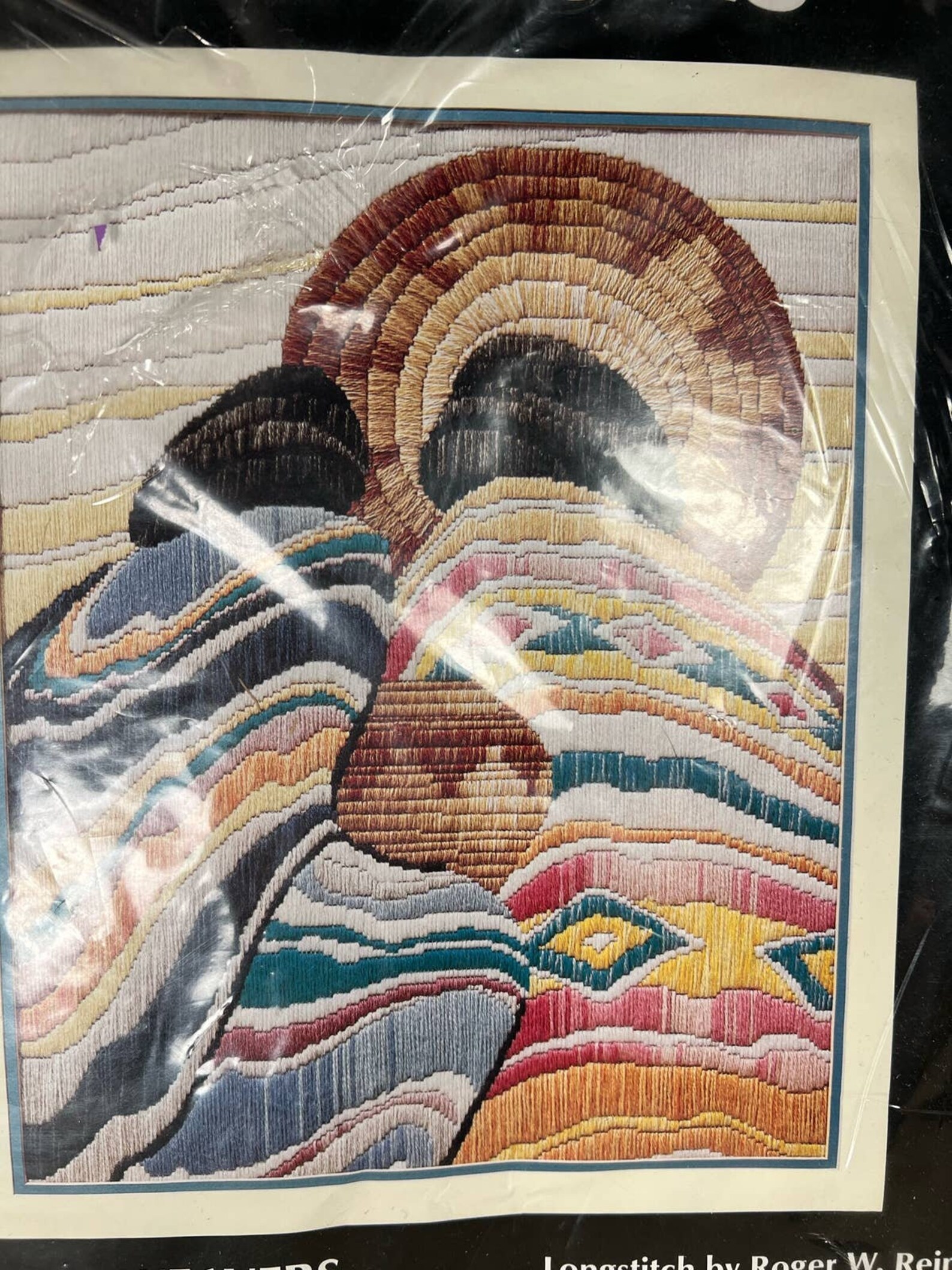 Vintage the Basket Weavers Longstitch Needlepoint Kit LS183 by Monarch ...