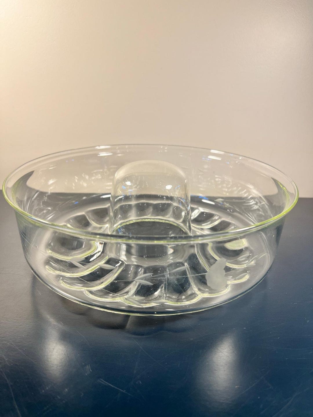 Princess House Crystal Heritage Etched Bundt Cake Jello Mold - Etsy