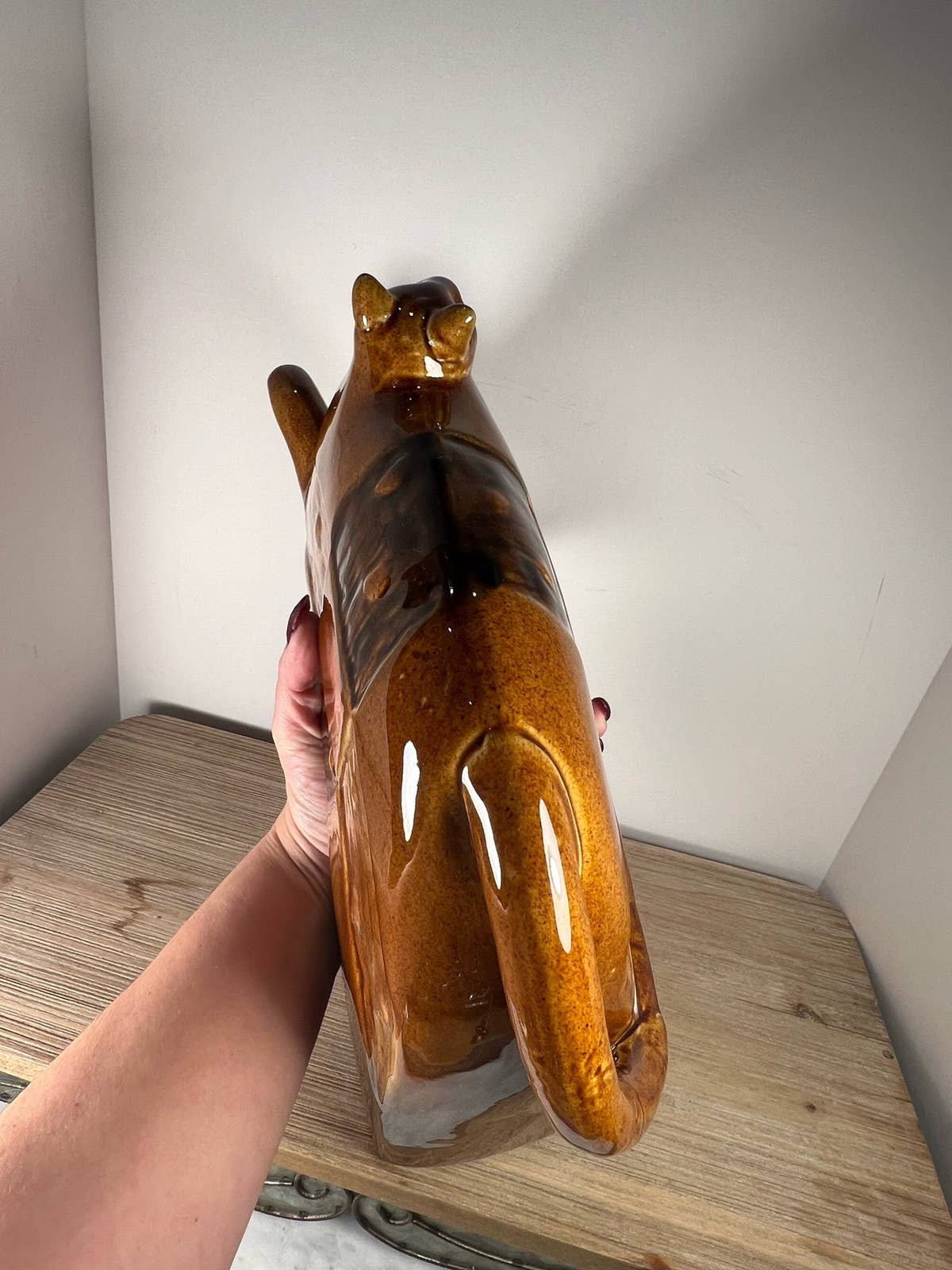 Vintage MCM Ceramic Fat Cat Sculpture - Etsy