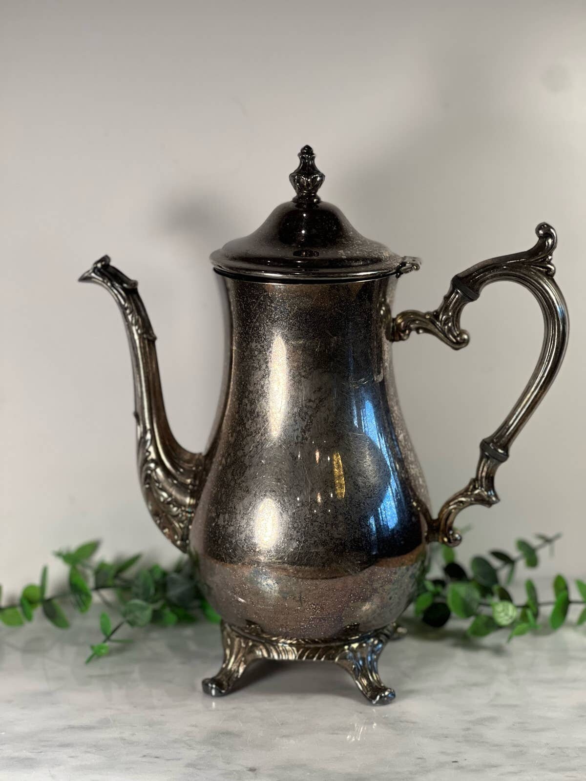 Vintage Marked WM Rogers 800 Coffee or Tea Pot - Etsy