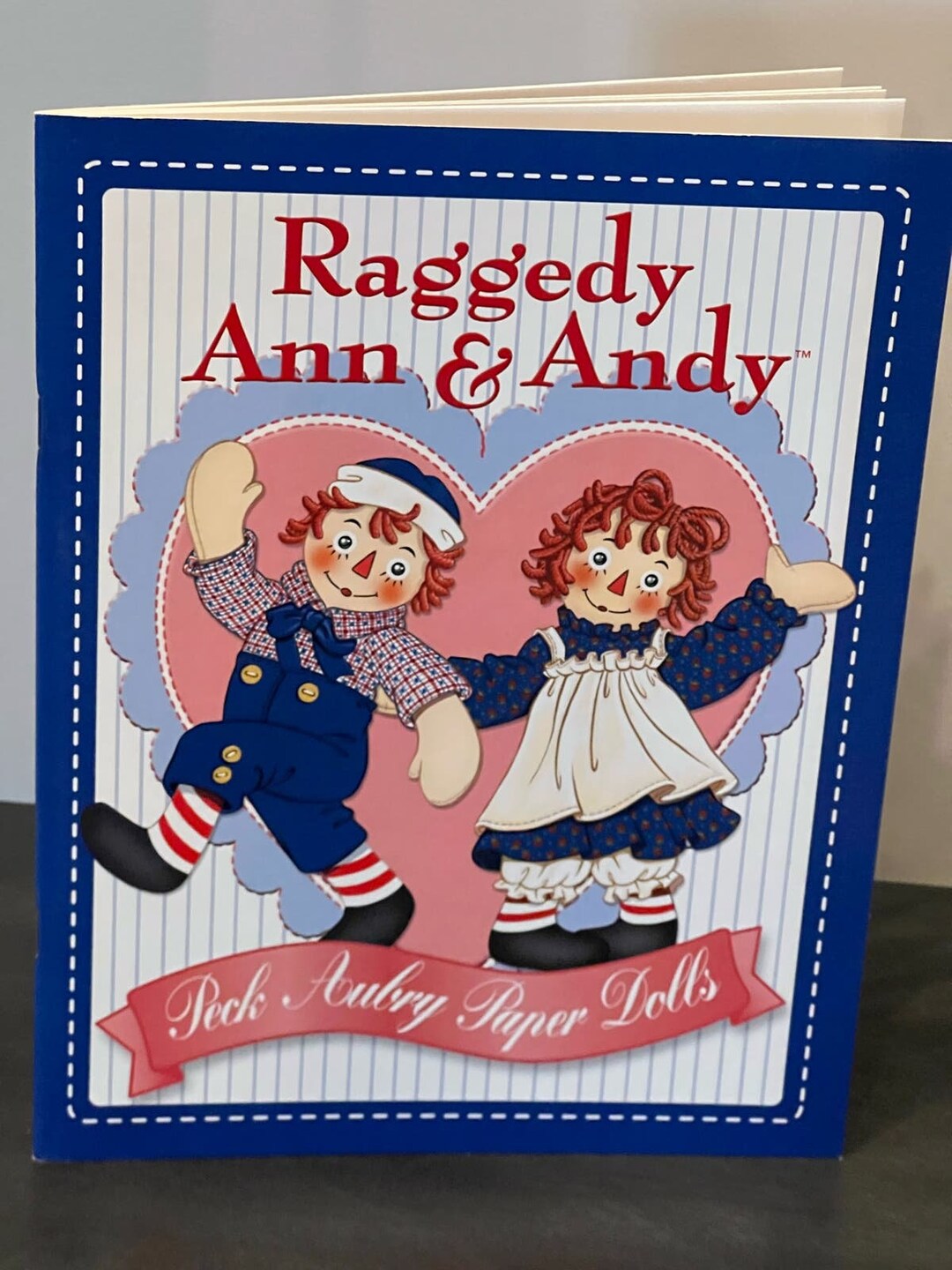 Vintage Raggedy Ann and Andy Peck Aubry Paper Dolls Book Like New - Etsy