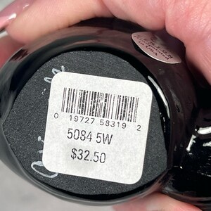 Fenton Glass Black Rooster Figurine Flower Power Collection Hand ...