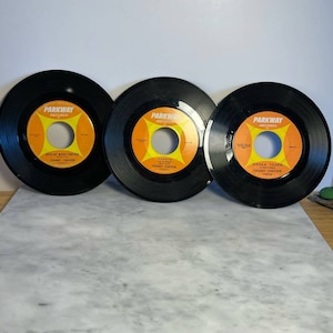Chubby Checker Vintage Set of 3 45s Records - Etsy