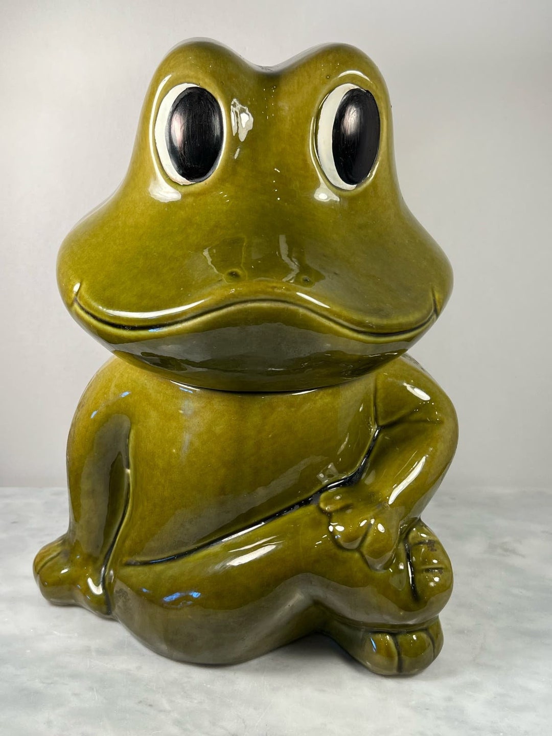 Vintage 70s Sears Roebuck Neil the Frog Freddie Cookie Jar Retro - Etsy