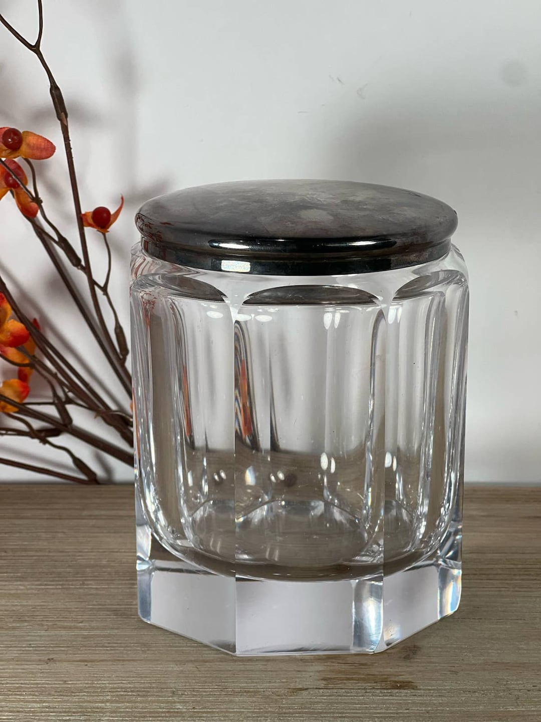 Mid Century Plata Lappas Argentina Crystal Lidded Jar Container - Etsy