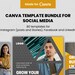 Social Media Template Bundle for Canva - 80 Fully Editable Templates ...
