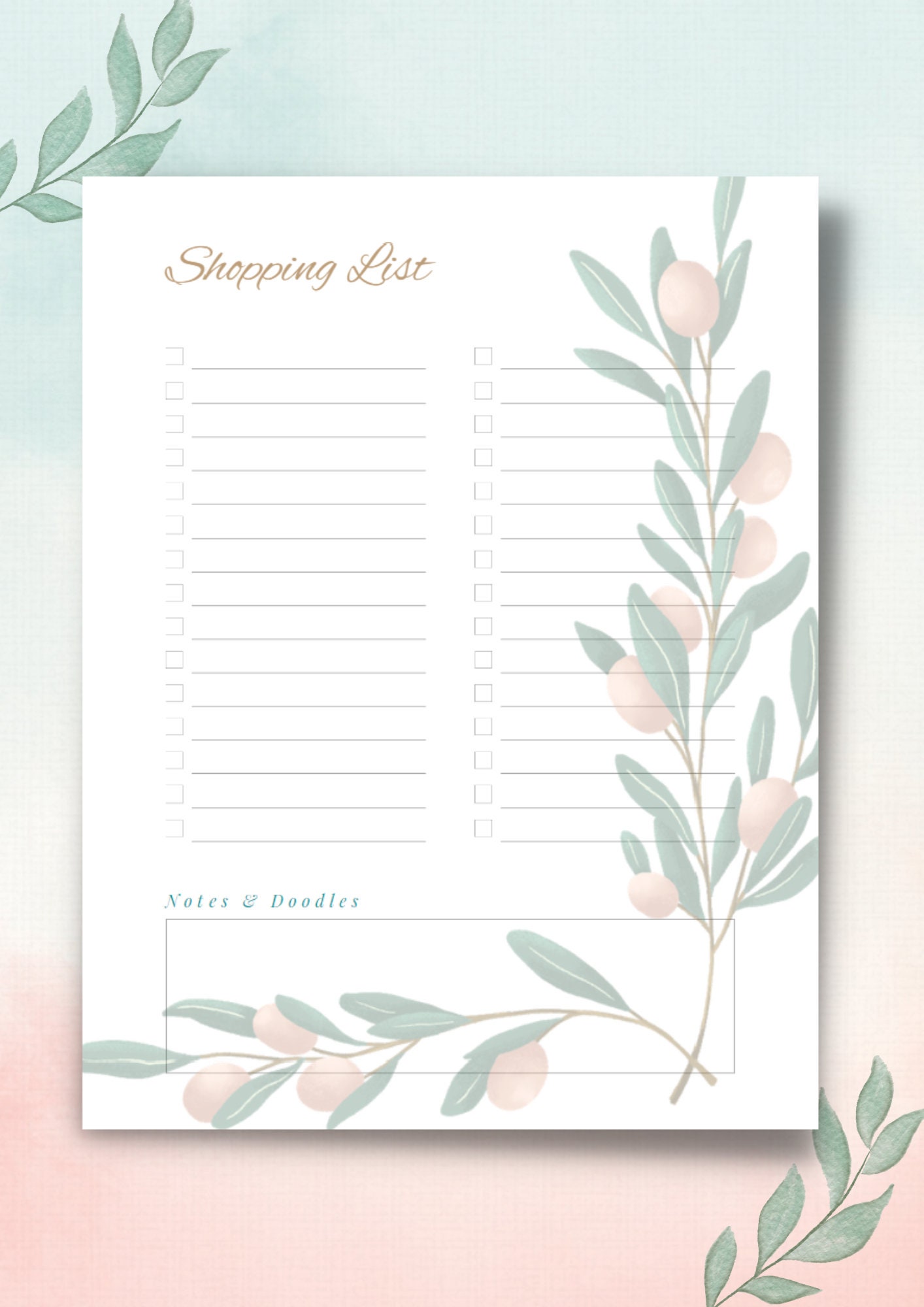 Food Storage Template Printable, Pantry Inventory, Freezer Inventory ...