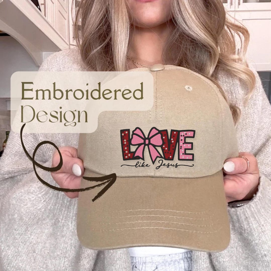 Valentine Day Coquette Valentine Gift for Her Hat for Women Embroidered ...