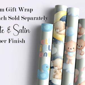 Baby Shower Gift Wrap Newborn Wrapping Paper Custom Boy Gift Wrap Baby ...