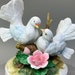 Vintage White Love Birds Music Box - Etsy