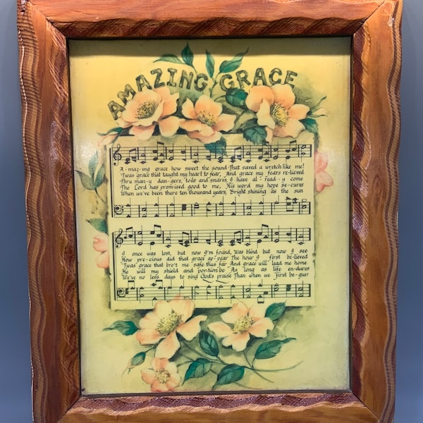 Amazing Grace Wall Art - Etsy
