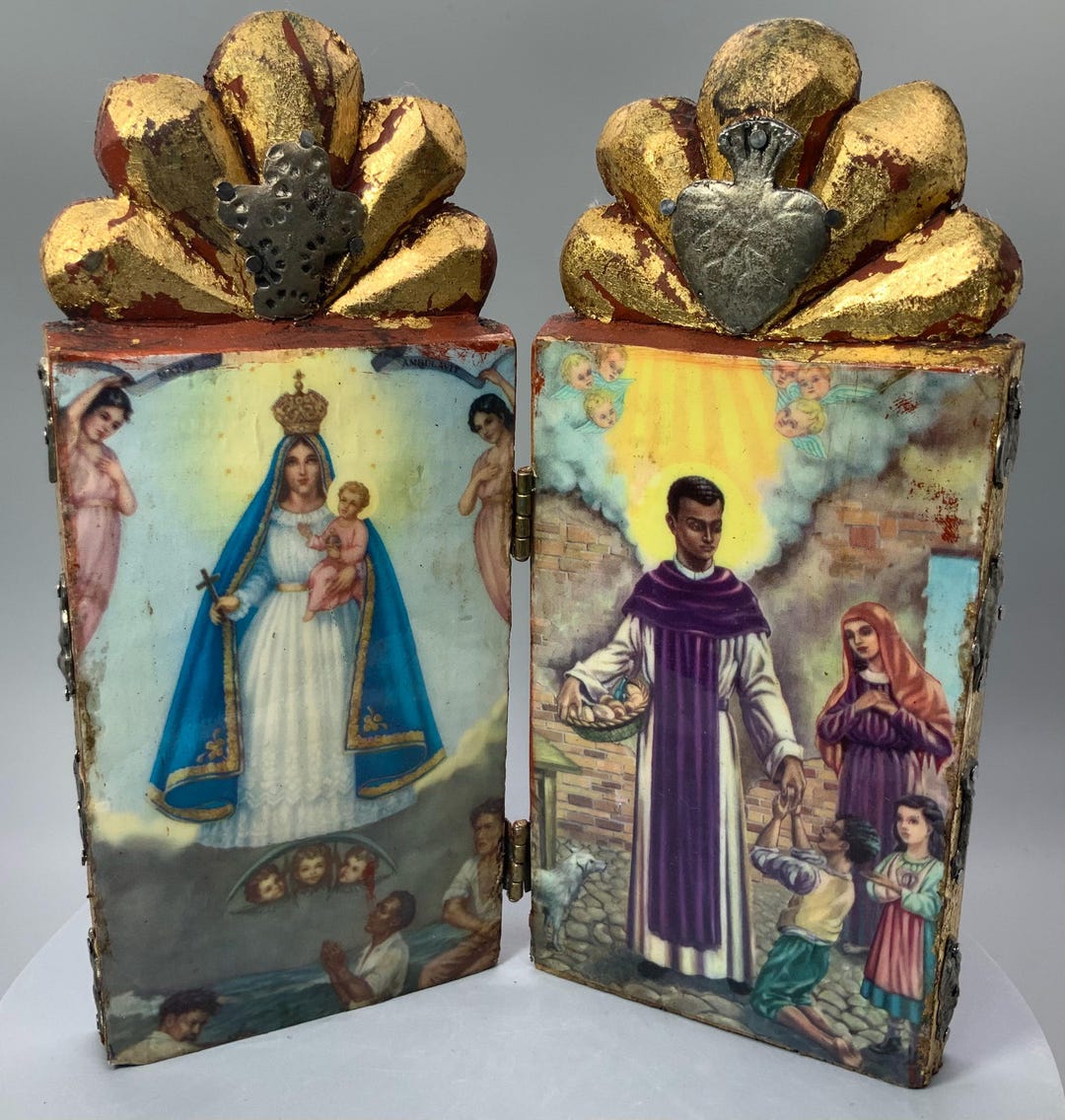 Vintage Religious Retablo - Etsy