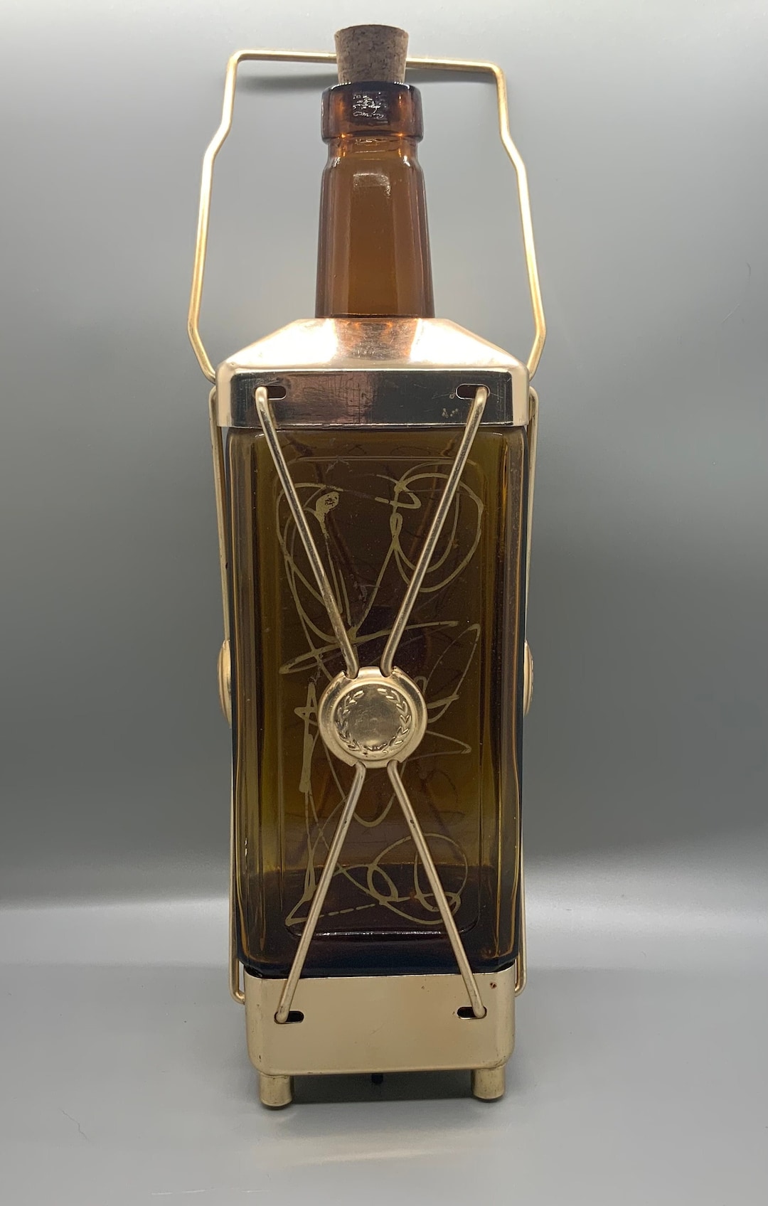 Vintage Swiss Liquor Decanter Music Box - Etsy