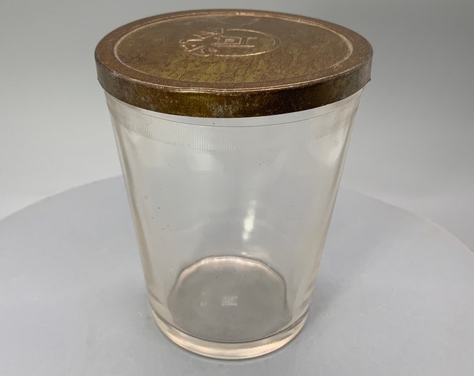 Vintage Atlas Jelly Jar With Copper Glass Metal Lid - Etsy