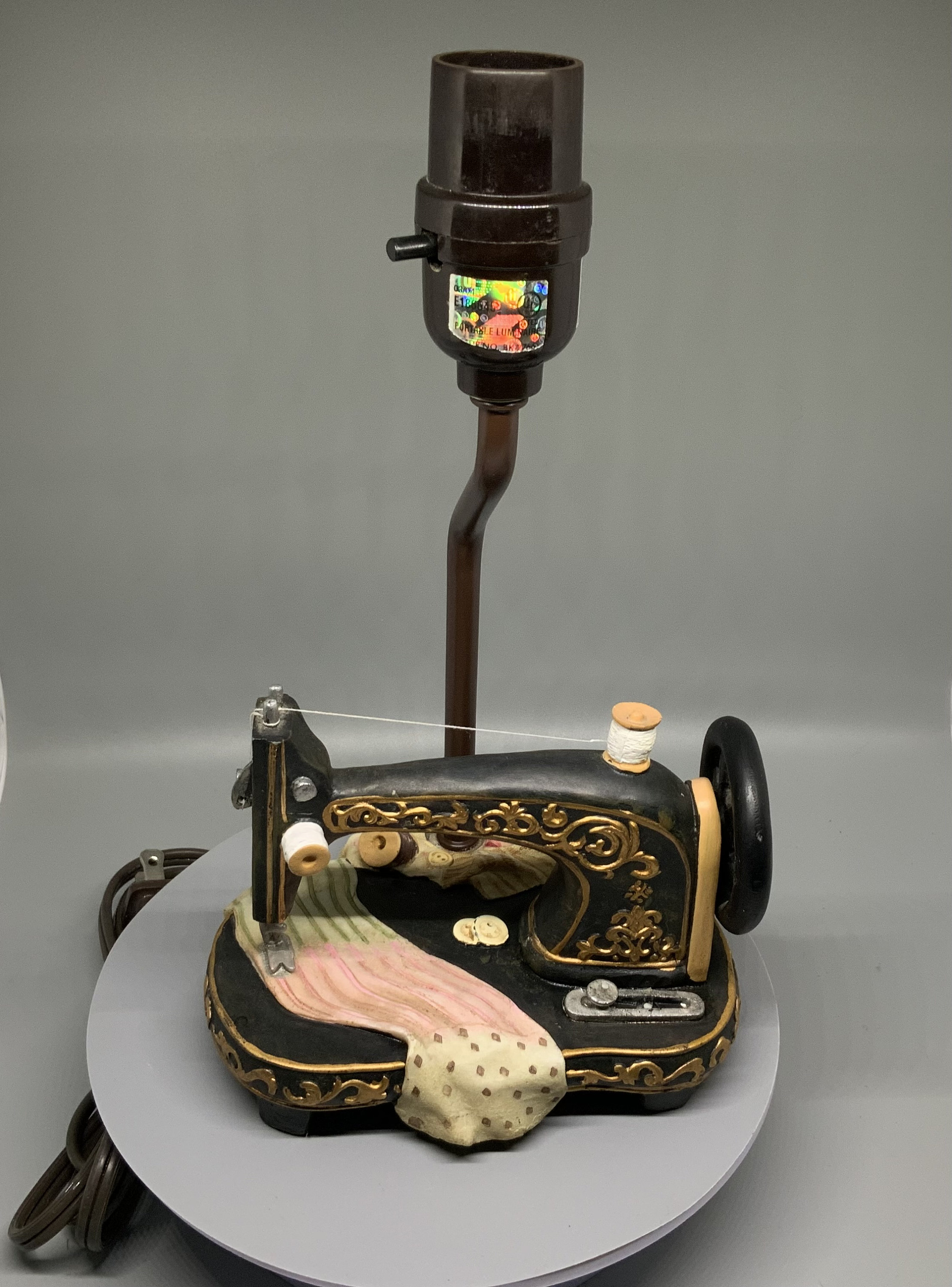 Old Fashioned Sewing Machine Table Lamp - Etsy