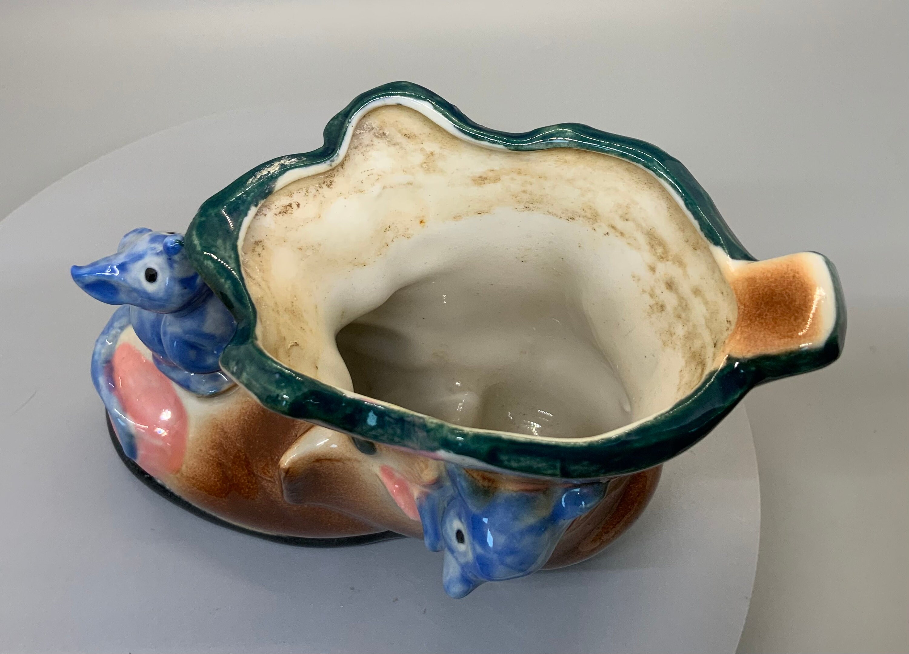 Vintage Blue Mice Boot Planter or Vase - Etsy