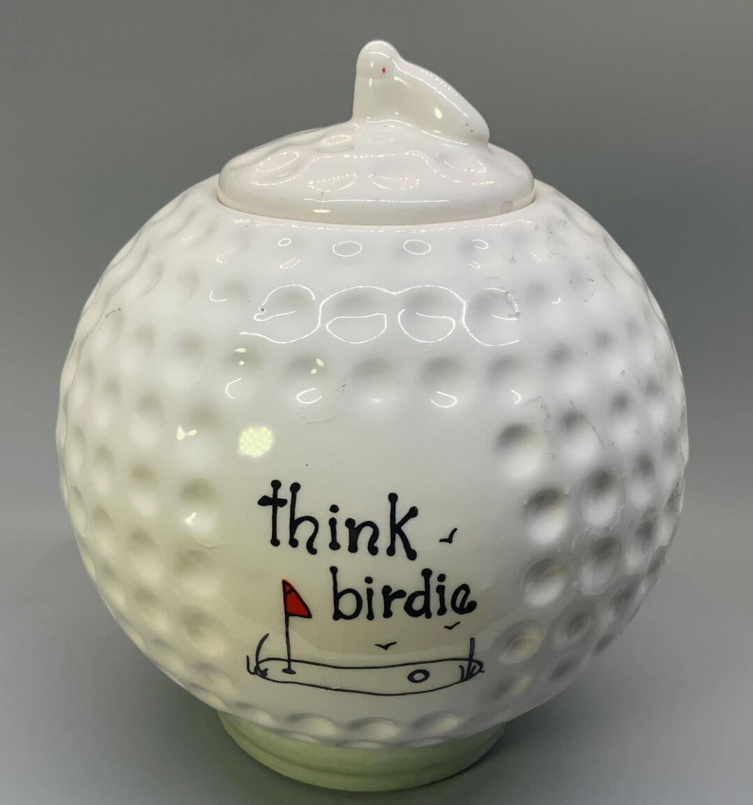Ceramic Golf Ball Tee Trinket Holder - Etsy
