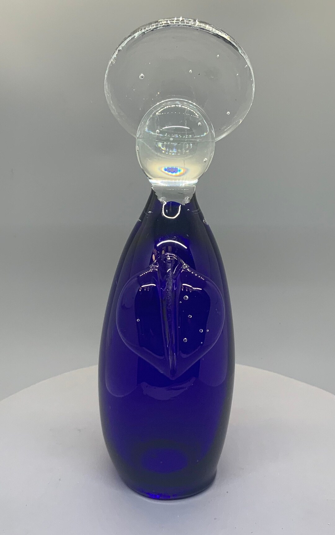 Cobalt Blue Angel Art Glass Vintage Christmas Angel - Etsy