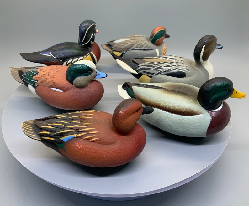 Ducks Unlimited Jett Brunet Miniature Duck Decoy Set of - Etsy