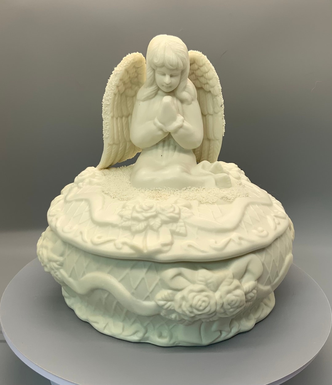Praying Winged Angel Trinket Box - Etsy