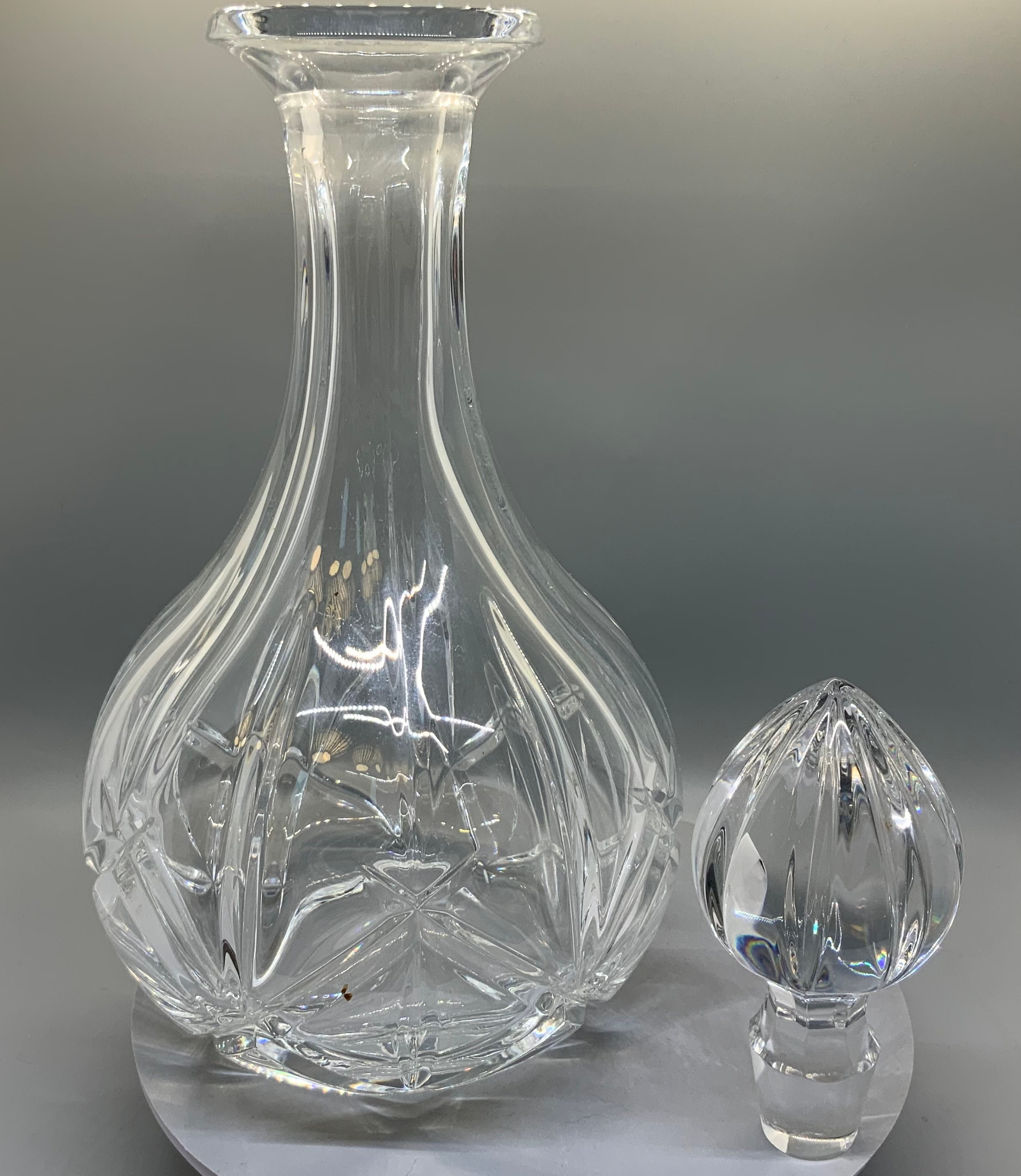 Gorham Crystal Lady Anne Decanter With Crystal Glass Stopper - Etsy