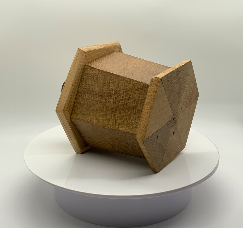 Solid Wood Octagon Storage Box With Lid - Etsy