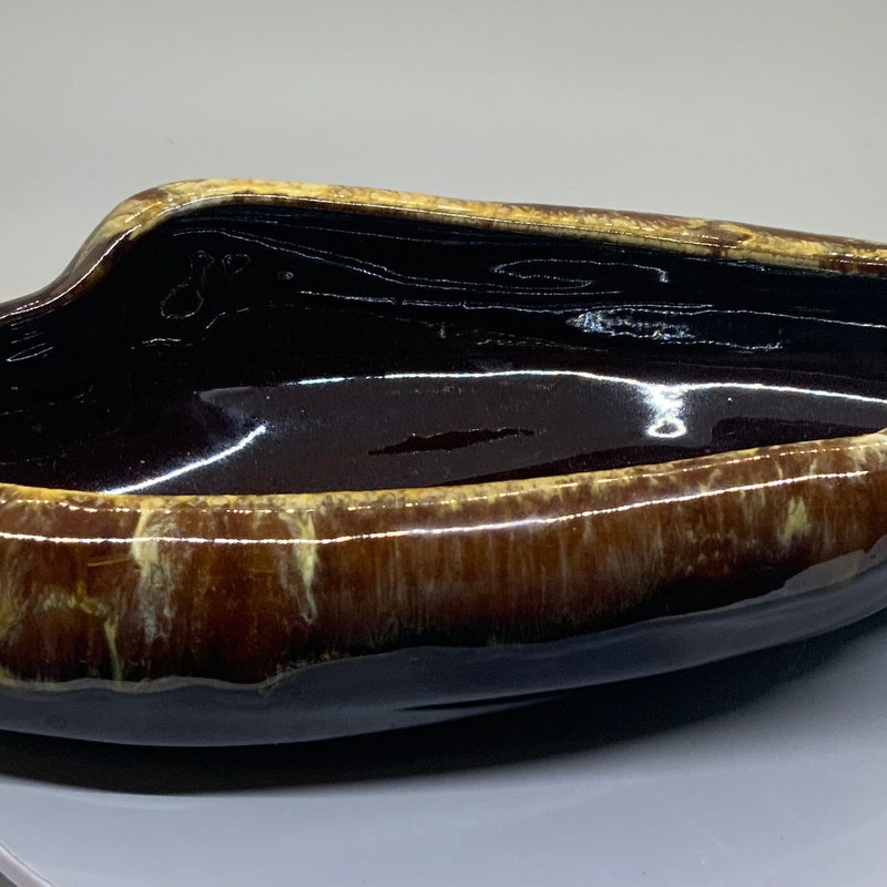 Brown Drip Pottery - Etsy