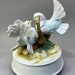 Vintage White Love Birds Music Box - Etsy