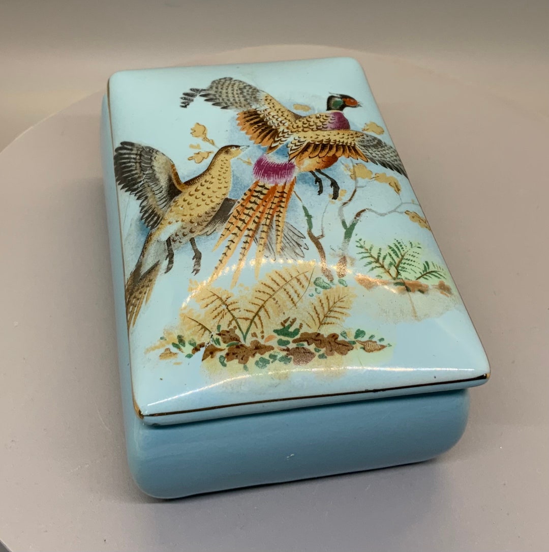 Vintage ATC Super Deluxe Automatic Ceramic Cigarette Box or Trinket Box ...