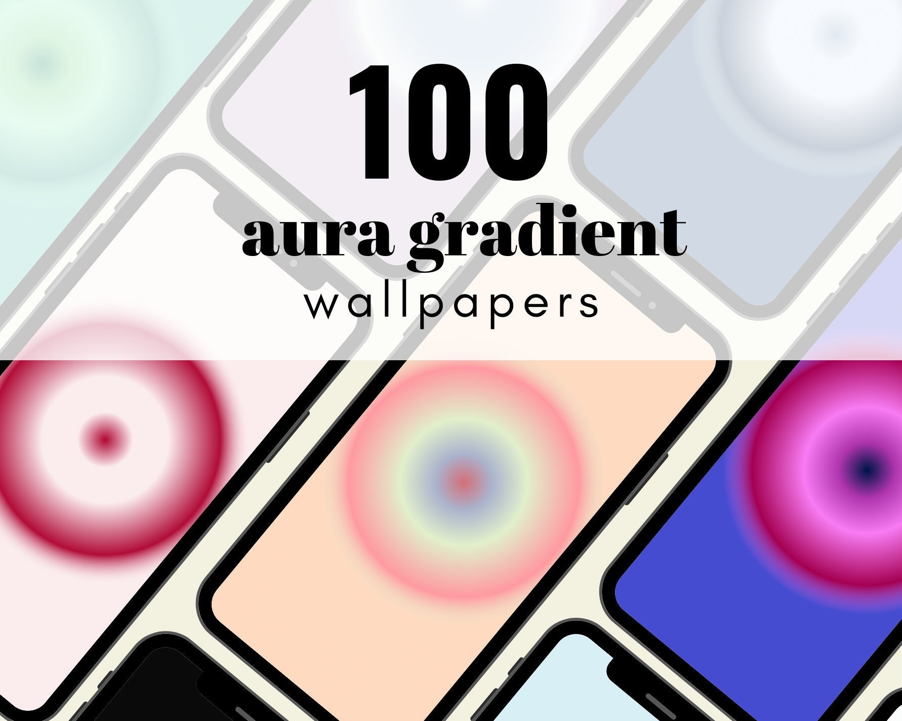 100 Aura Gradient Wallpapers for Smartphone - Etsy