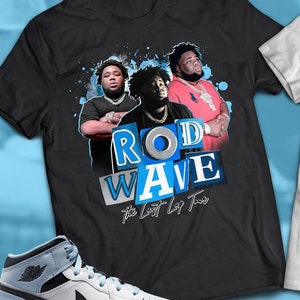 Rod Wave Png Pink and Blue - Rod Wave Shirt - Vintage Bootleg Rod Wave ...