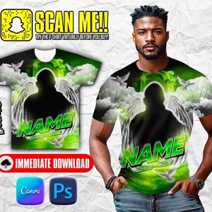 Funeral RIP Memorial - Digital Design - Sublimation Design Rip - Shirt ...