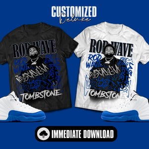 3 Files Rod Wave Png Pink, Baby Blue & Blue - Rod Wave Shirt - Vintage ...