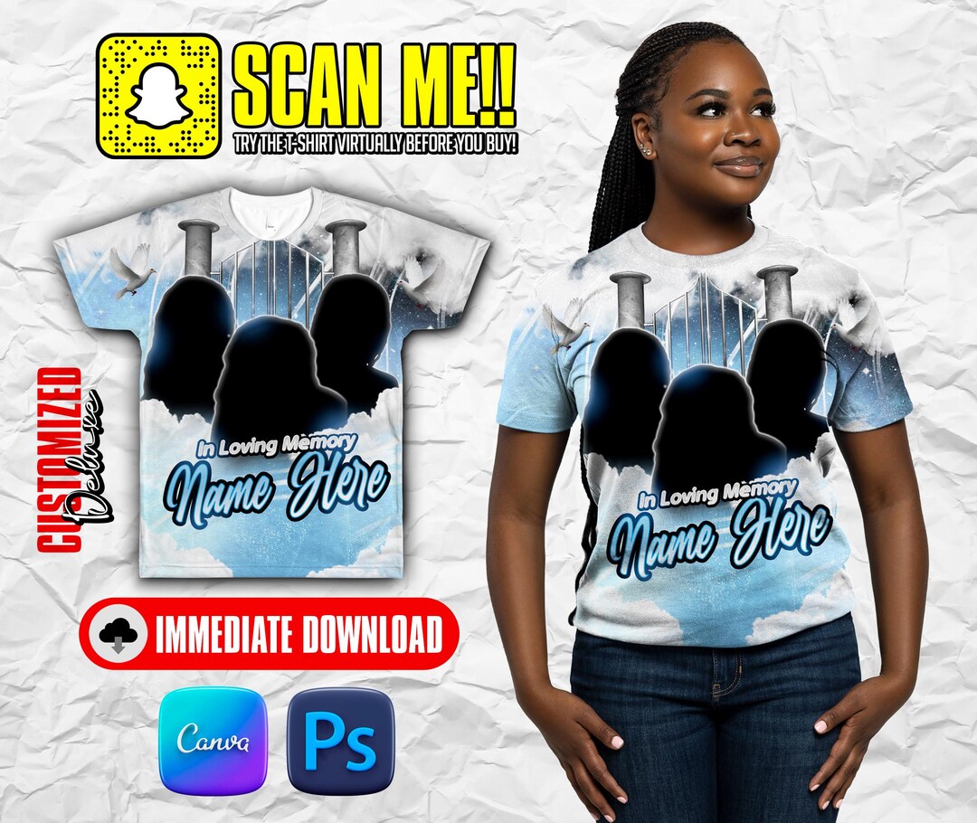 Funeral RIP Memorial Digital Design - Etsy