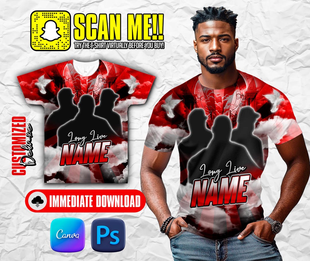 Funeral RIP Memorial - Digital Design - Digital Dowload Design - Etsy