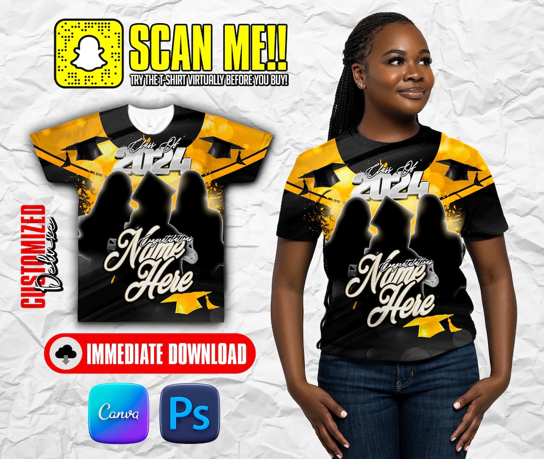 Graduation Design - Photoshop 3D Senior Graduation All Over Print ...