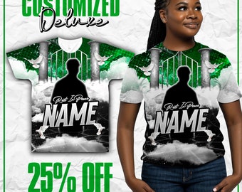 Funeral RIP Memorial Digital Editable Photoshop Template for All Over ...