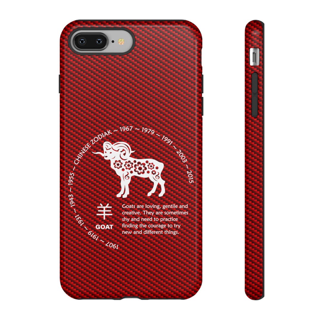 Tough Cases - Chinese Zodiac Goat iPhone Case, Durable Phone Cover ...